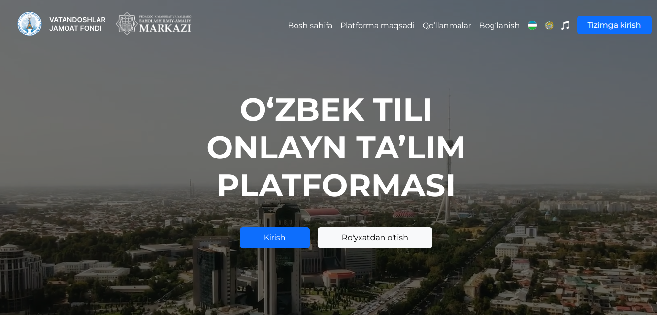 A UNIFIED PLATFORM FOR LEARNING THE UZBEK LANGUAGE HAS BEEN CREATED ...