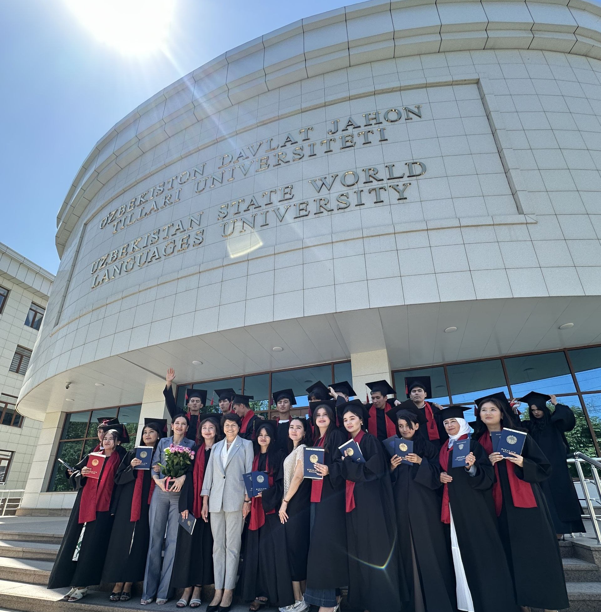 A GRADUATION CEREMONY WAS HELD IN TASHKENT FOR THE GRADUATES OF THE ...